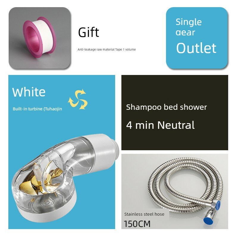 Душевая лейка для парикмахерских, барбершопов и салонов красоты, турбонаддувная мини-насадка, детская душевая лейка,