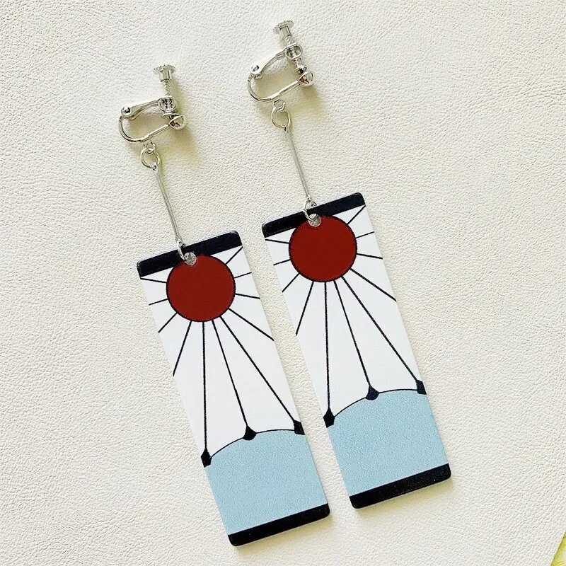 Косплей костюм Танджиро Камадо XL, Only earrings