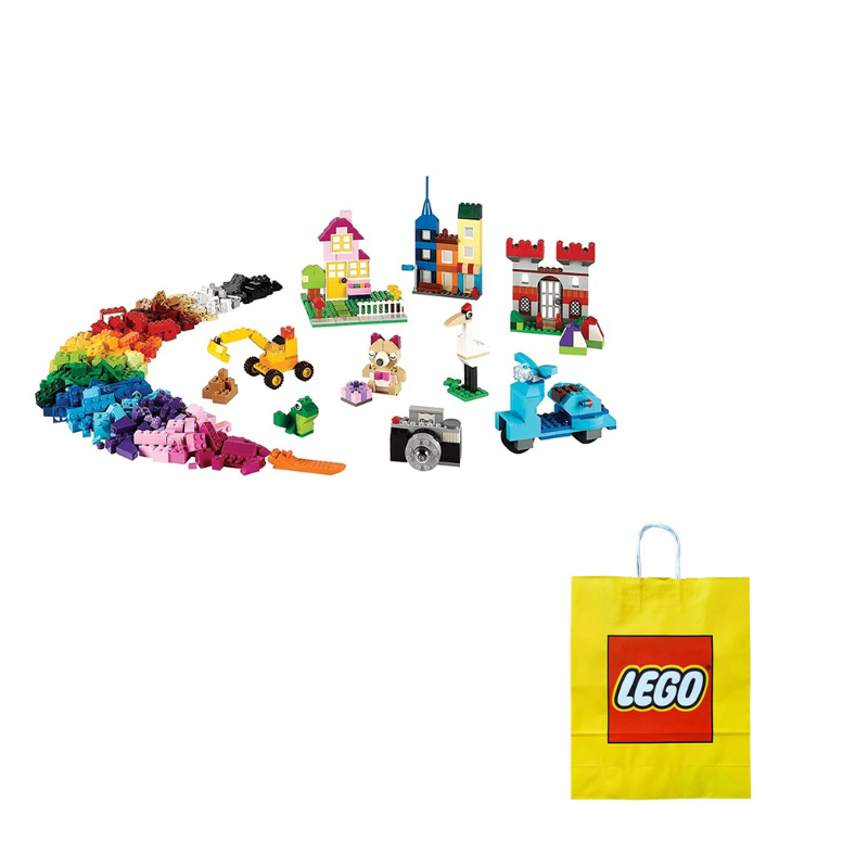 LEGO Classic Collection Large Size Accumulation Wooden Box Building Blocks 301 600pcs 10698 null