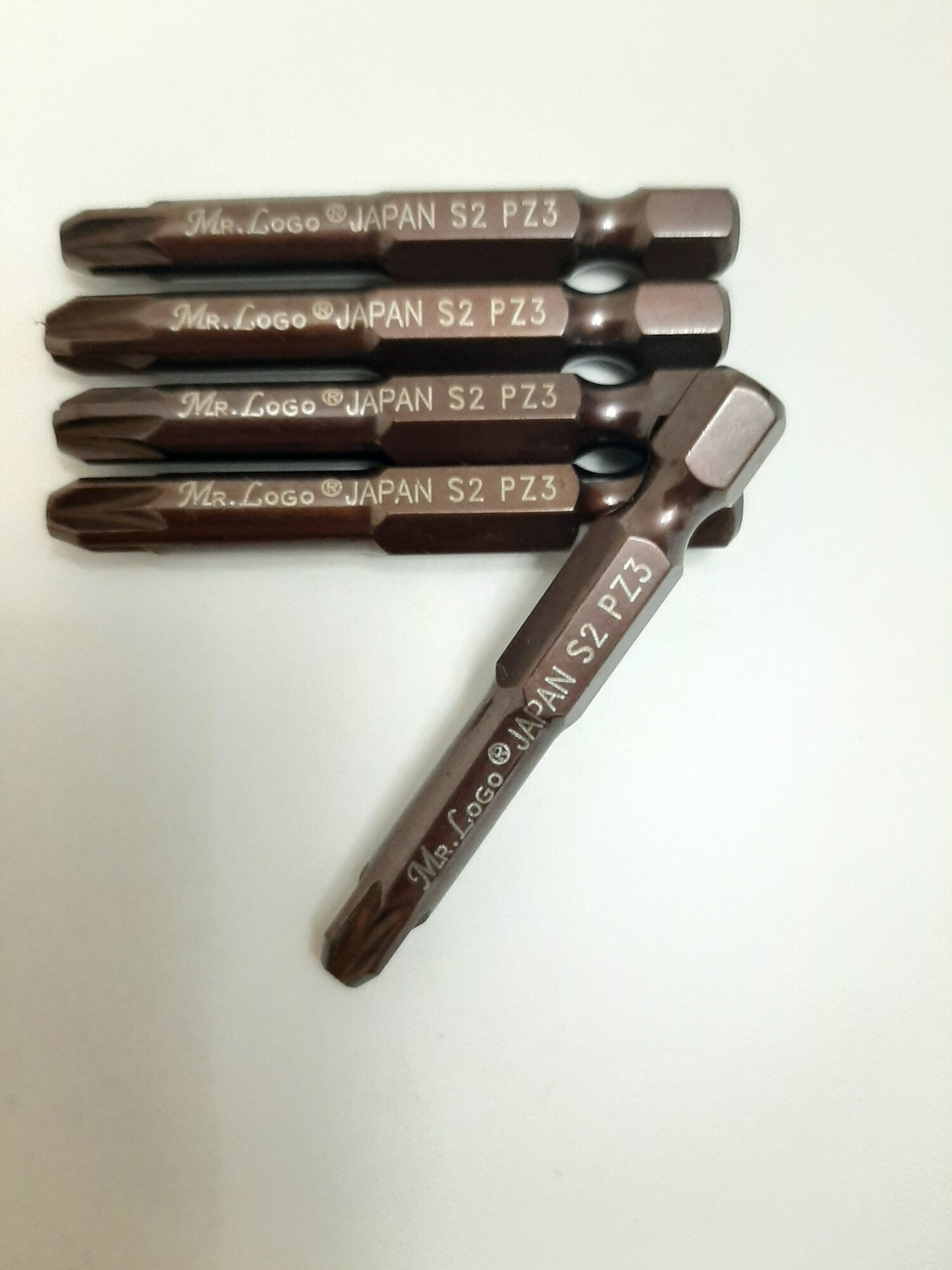 Бита магнитная Mr.Logo Япония, PZ 3 50 мм, в упаковке 5 шт.