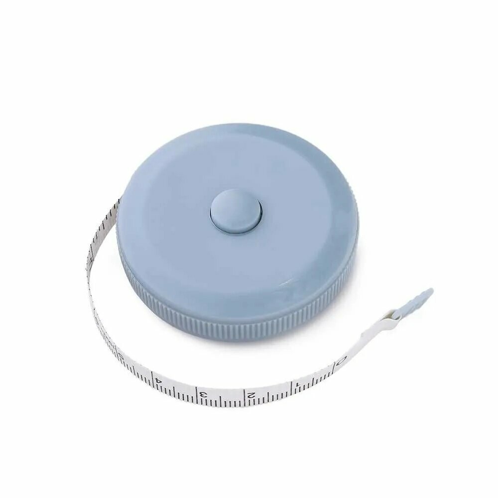 Рулетка- лента швейная портновская,1.5 метра, цвет голубой