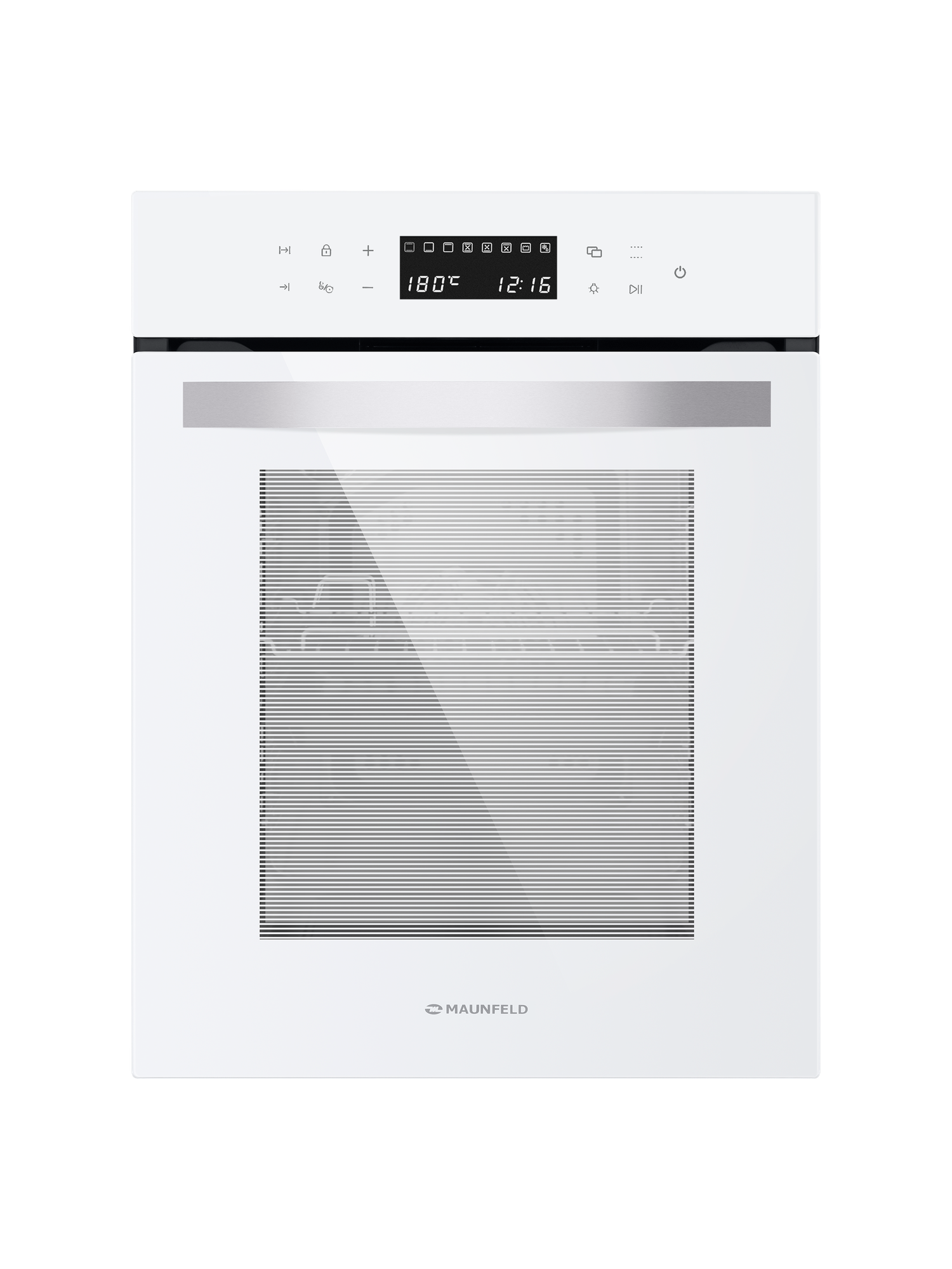 Духовой шкаф MAUNFELD EOEH5110W, электрический, гидролизная очистка, 49 л