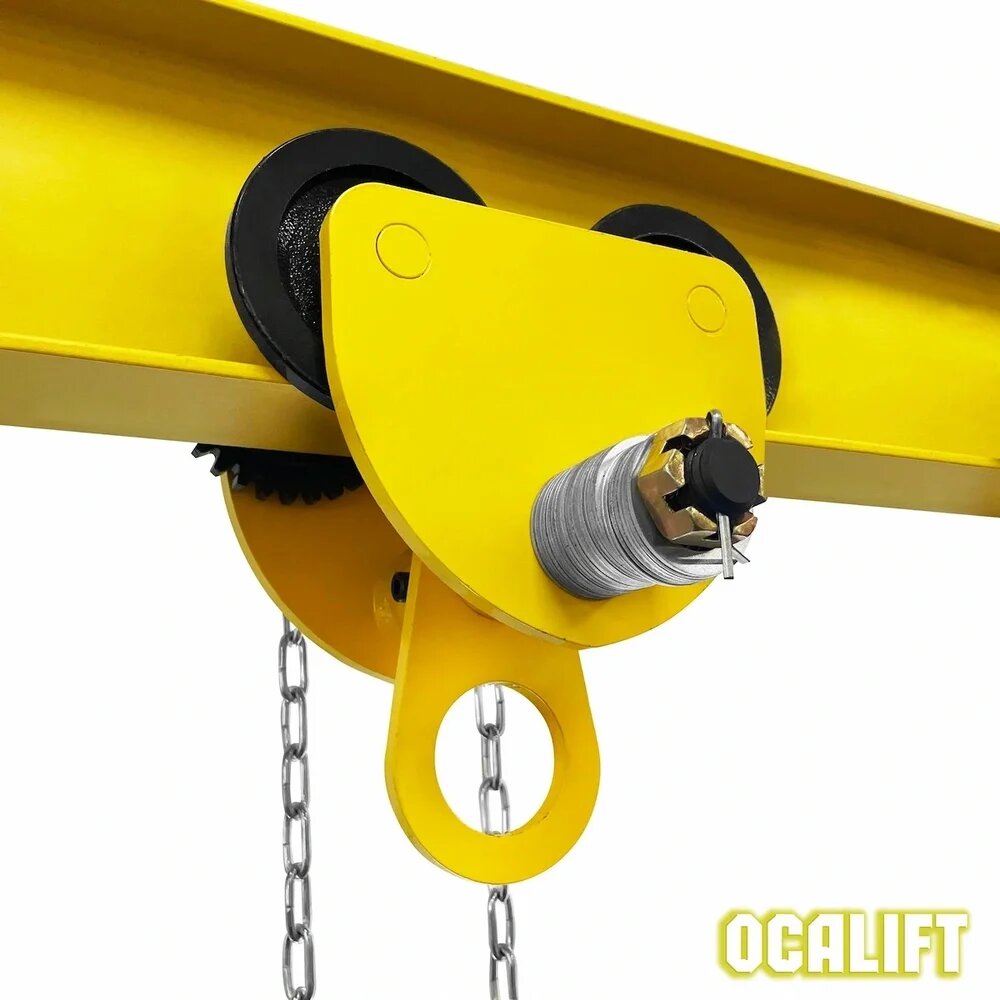 Каретка ручная OCALIFT 5т 6м тип GCL тележка на двутавр с ручным приводом 10456c