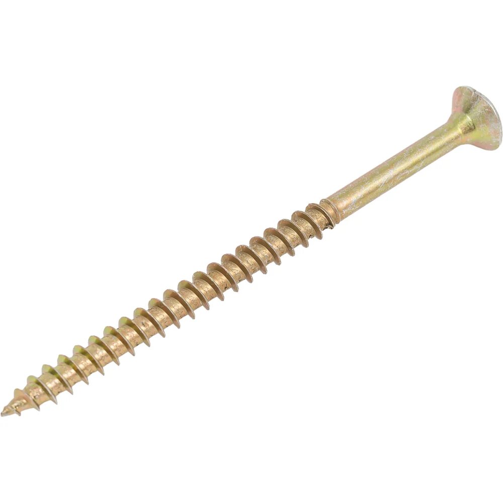 Саморезы универсальные ООО "Тэмпо-Метиз" 6x90 желтый цинк, 1 кг, 521265