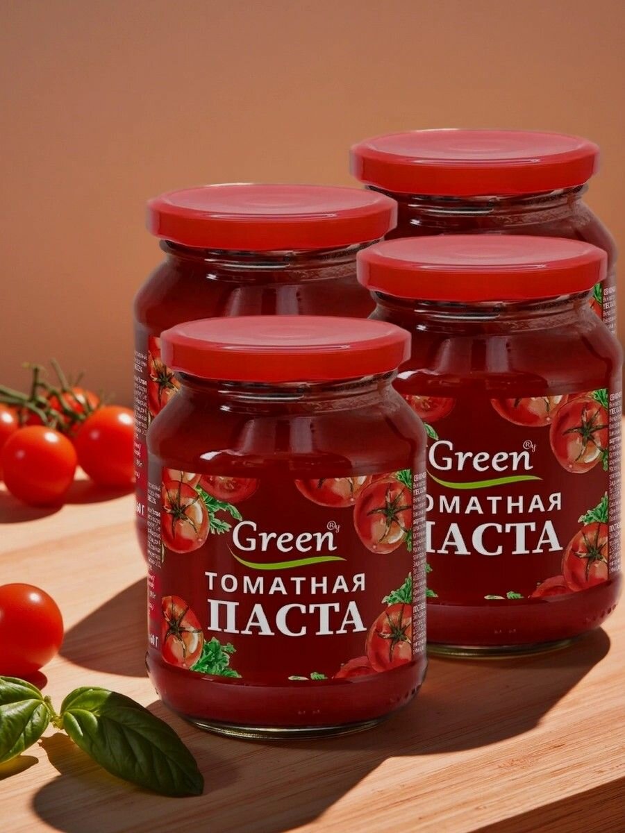 Green Ray Томатная паста 490 г. (Набор из 4 банок)
