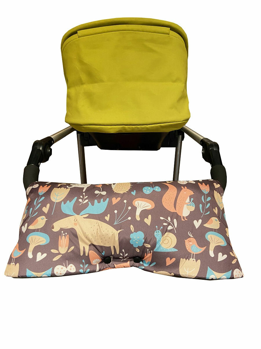 Муфта для коляски на флисе/для рук/Тёплая для рук на коляску