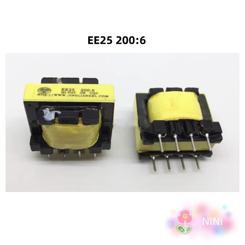 5 шт./лот EE25 200:6 Вспомогательный трансформатор 200:6 полностью медь 100% новый