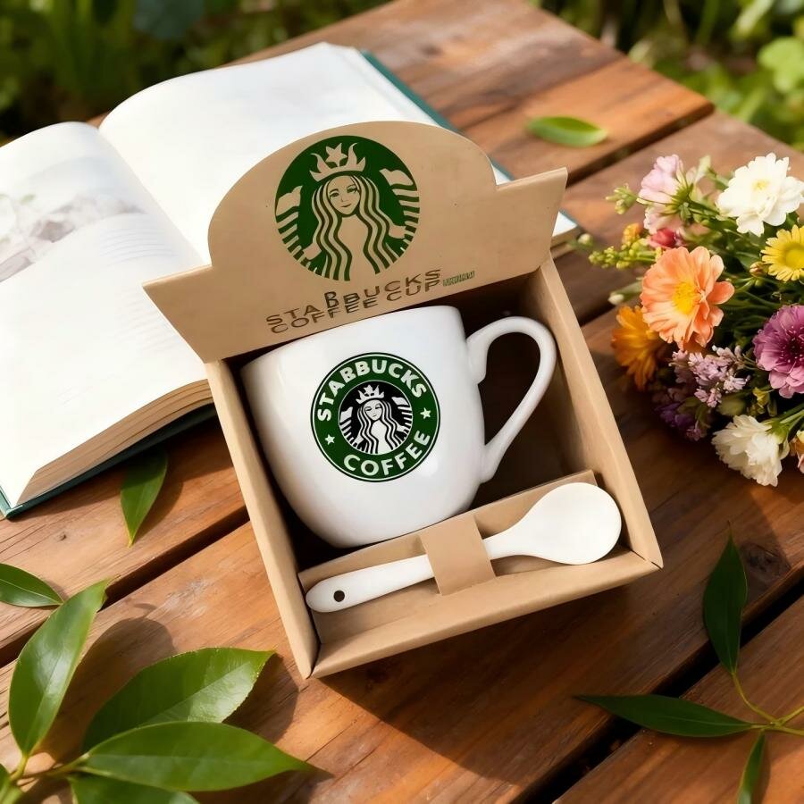 Starbucks Стакан 200 мл 1 шт белый