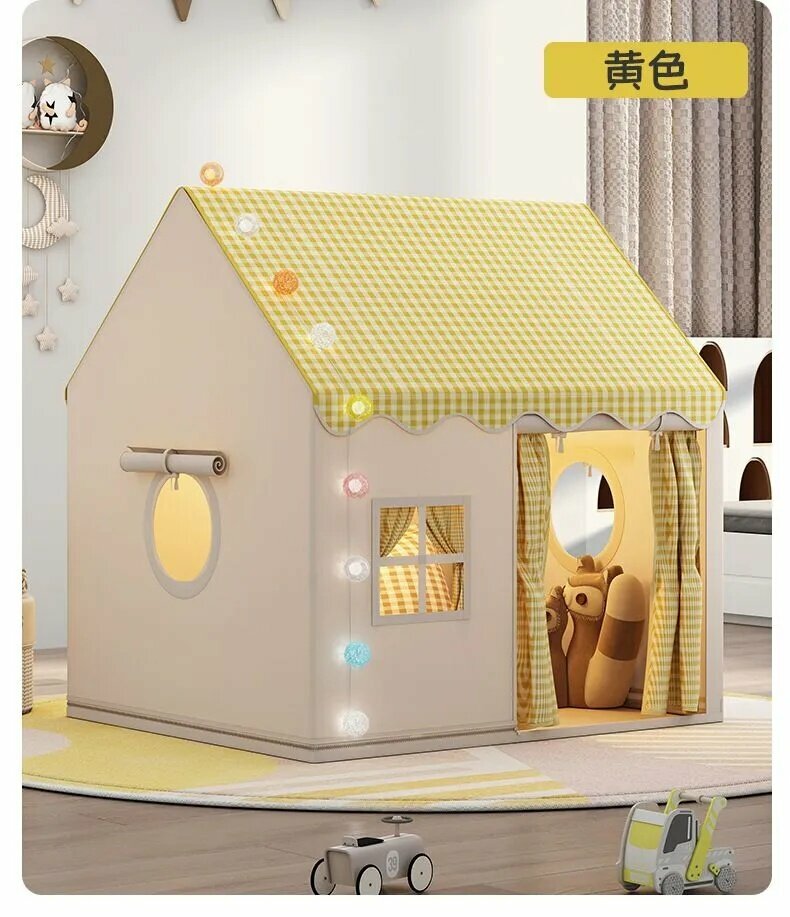 Детская палатка для дома, замок, маленький домик, игрушечный дом, секретная база для игр