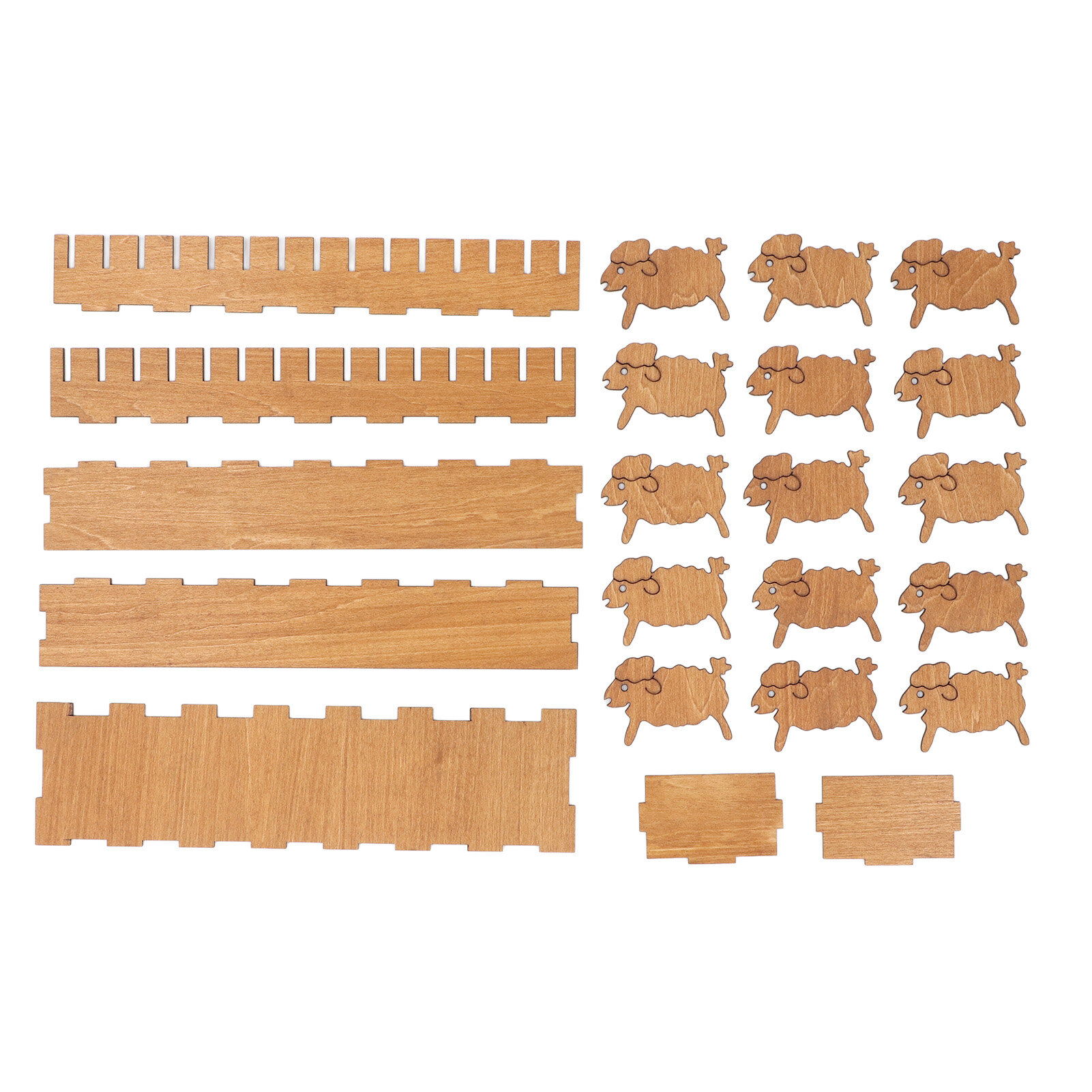 Деревянный набор катушек с изображением животных, симпатичный, гладкий, органайзер с коробкой для вязания и шитья в форме ягненка