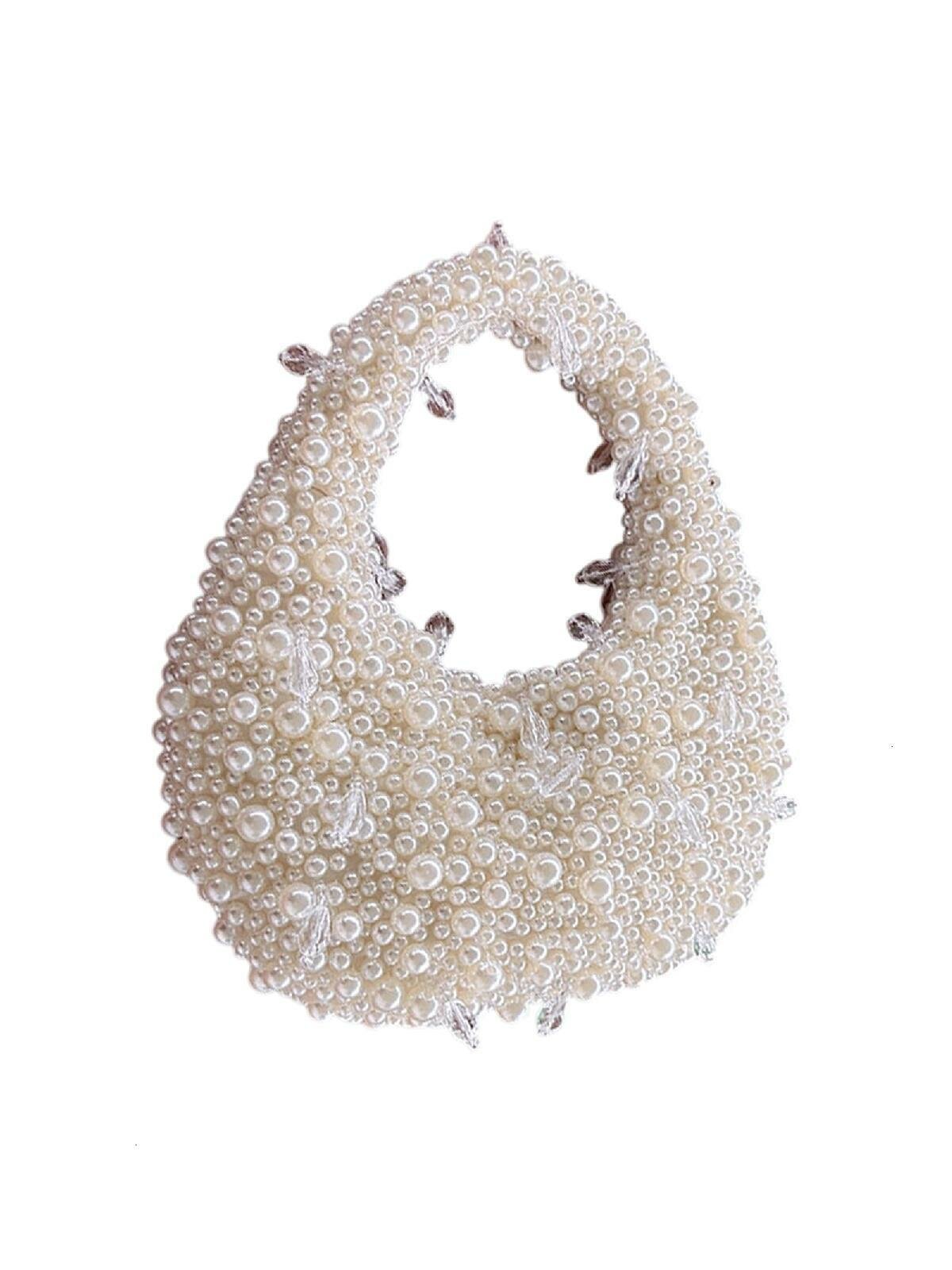 Универсальная женская сумочка с бисером, просторный интерьер, надежная застежка, повседневный Элегантный стиль, вечерняя сумочка из ПВХ премиум-класса