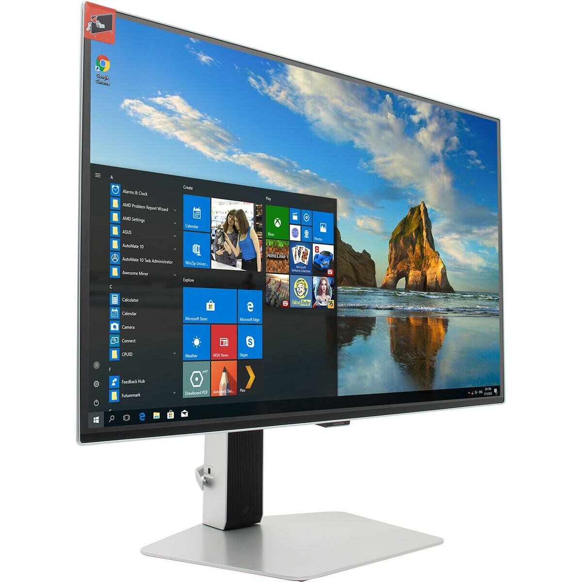 27" монитор Samsung Odyssey OLED G6 S27DG600SI с пов. экрана (OLED, 2560x1440, HDMI, HDMI, DP, USB3.0 Hub)