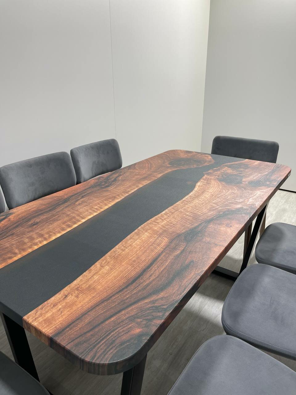 Стол кухонный обеденный прямоугольный дизайнерский лофт THETABLE•RU 160х80 3.1/2.1