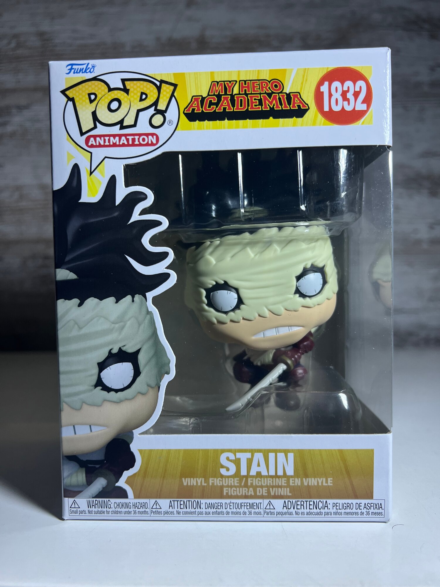 Фигурка Чизоме Акагуро, "Пятно" (Стейн), Stain, My Hero Academia, 10 см от Funko