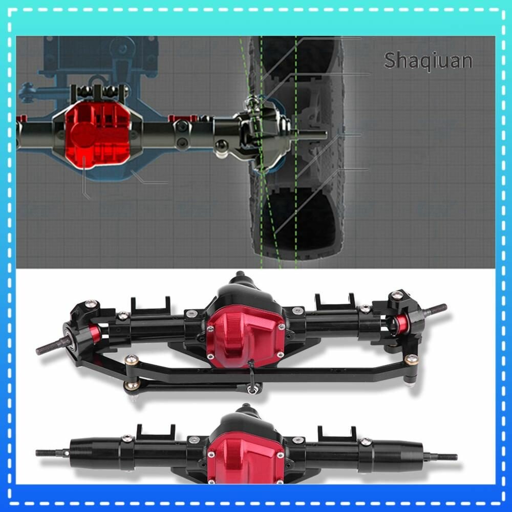 Передний и задний осевой мост, высококачественный и легкий, для RC машин Axial SCX10 Jeep / D90