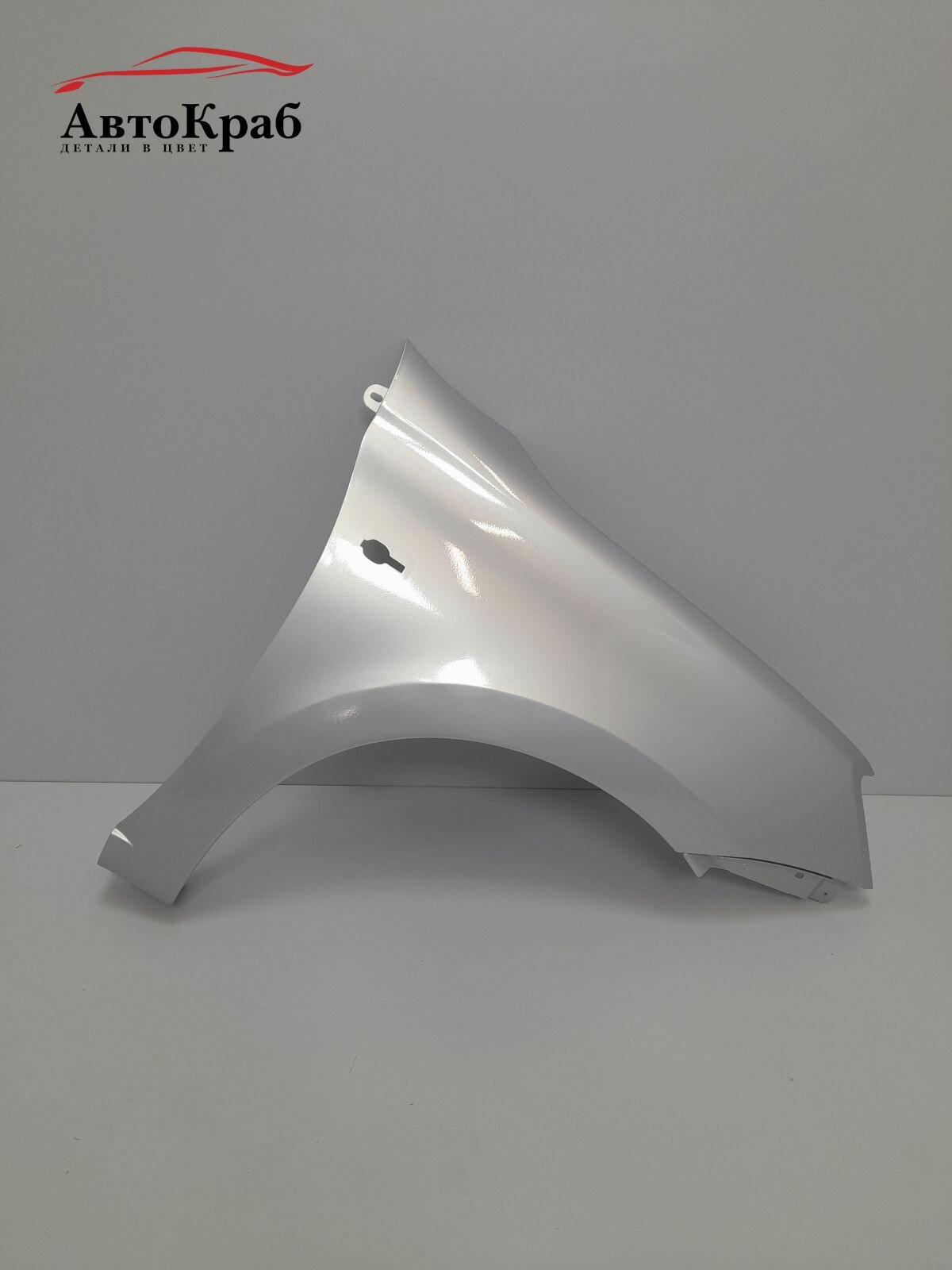 Крыло переднее правое пластиковое в цвет для Лада Гранта 2011 - 2017 г. 610 - рислинг