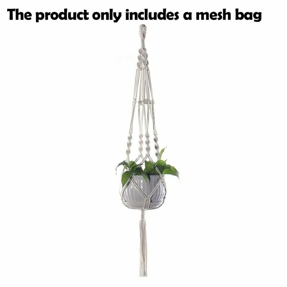 Кашпо 15 см, 1 шт, цвет белый