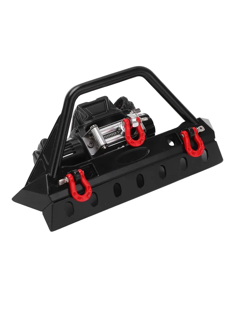 Передний бампер с лебедкой, замена металлического бампера со