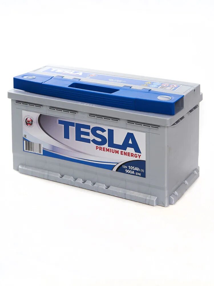Аккумулятор Tesla Premium Energy 105 А. ч 900 А прямой пол. (353х175х190)