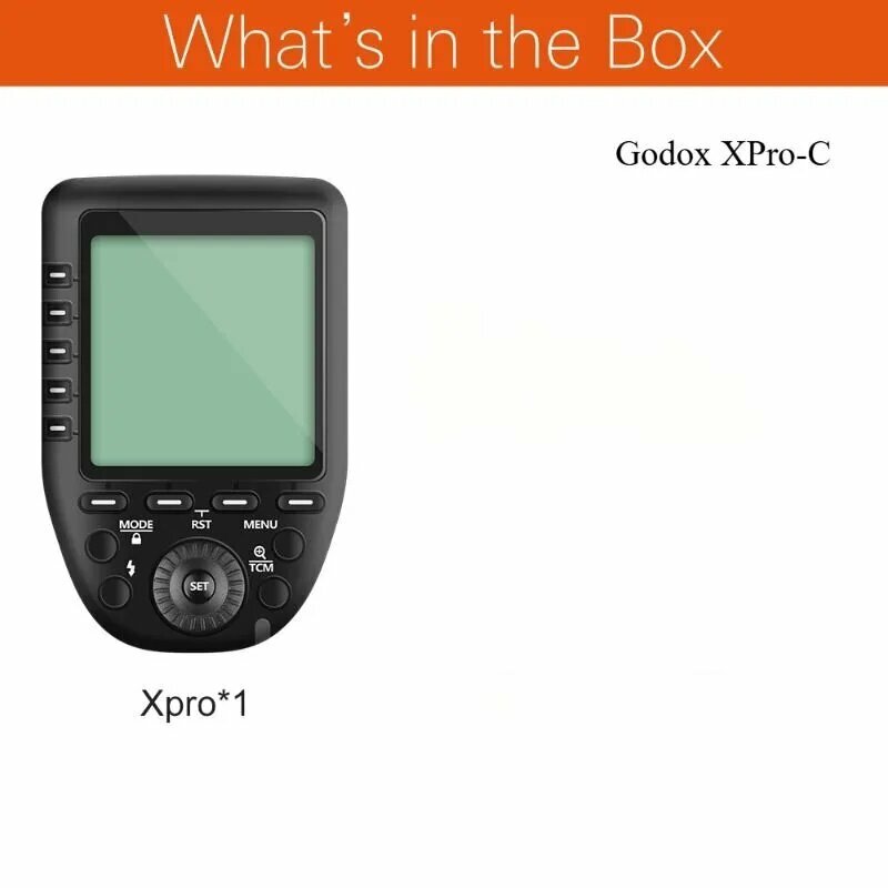Синхронизатор/триггер вспышки Godox Xpro-C Спусковой крючок Беспроводной передатчик TTL для Canon/Синхронизатор вспышек