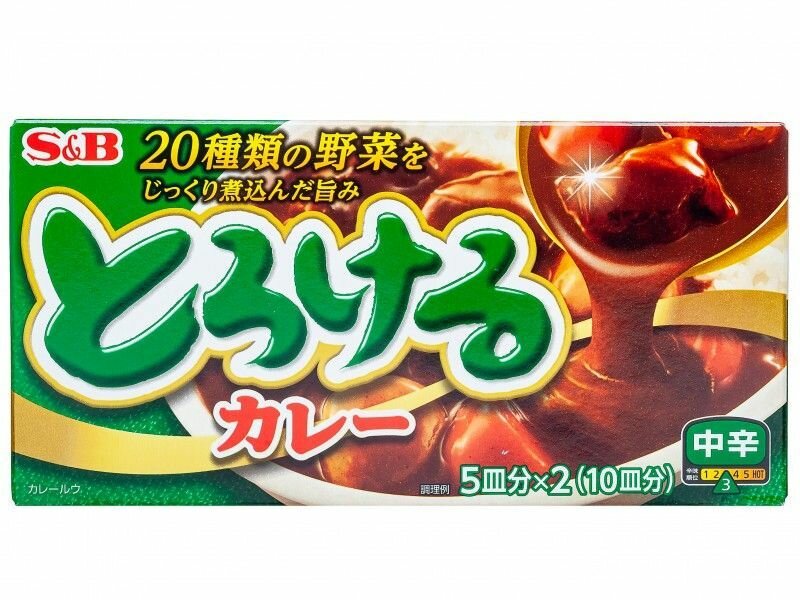 Соус S&B Пикантное Карри Микс среднеострый, к/к (2уп x 180г)