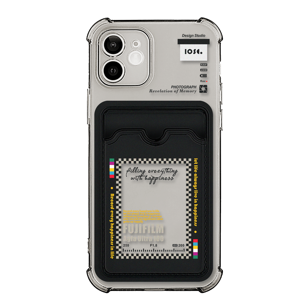 Оригинальный нишевый дизайн iosco, чехол для мобильного телефона в пленочном стиле, подходит для iPhone 16 15pro,