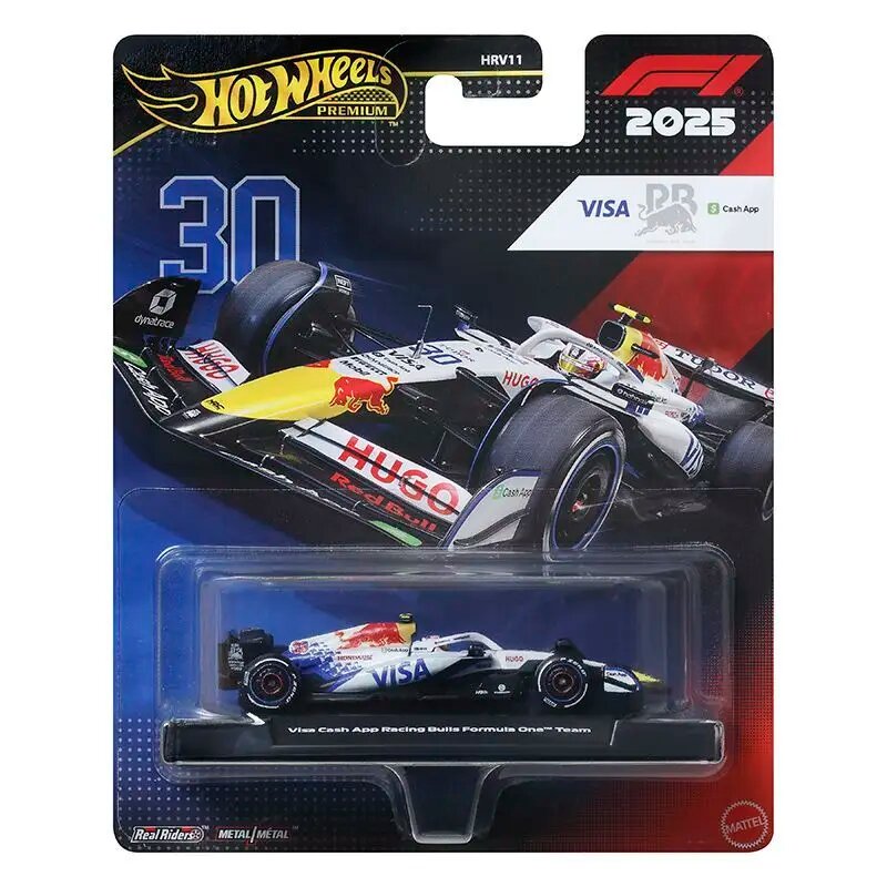 Коллекционные автомобили Hot Wheels Formula 1 Темно-синий, VISA 30 2026