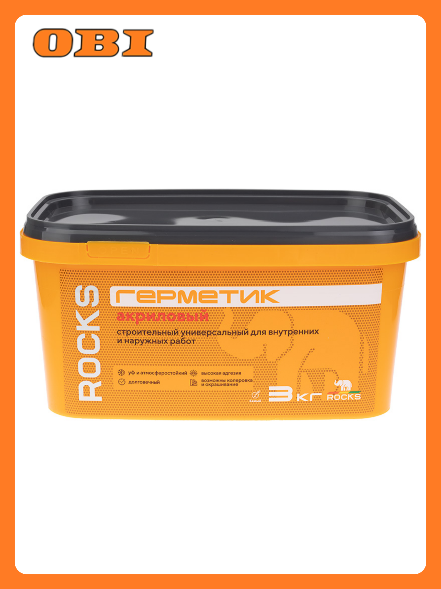 Акриловый герметик ROCKS 3 кг