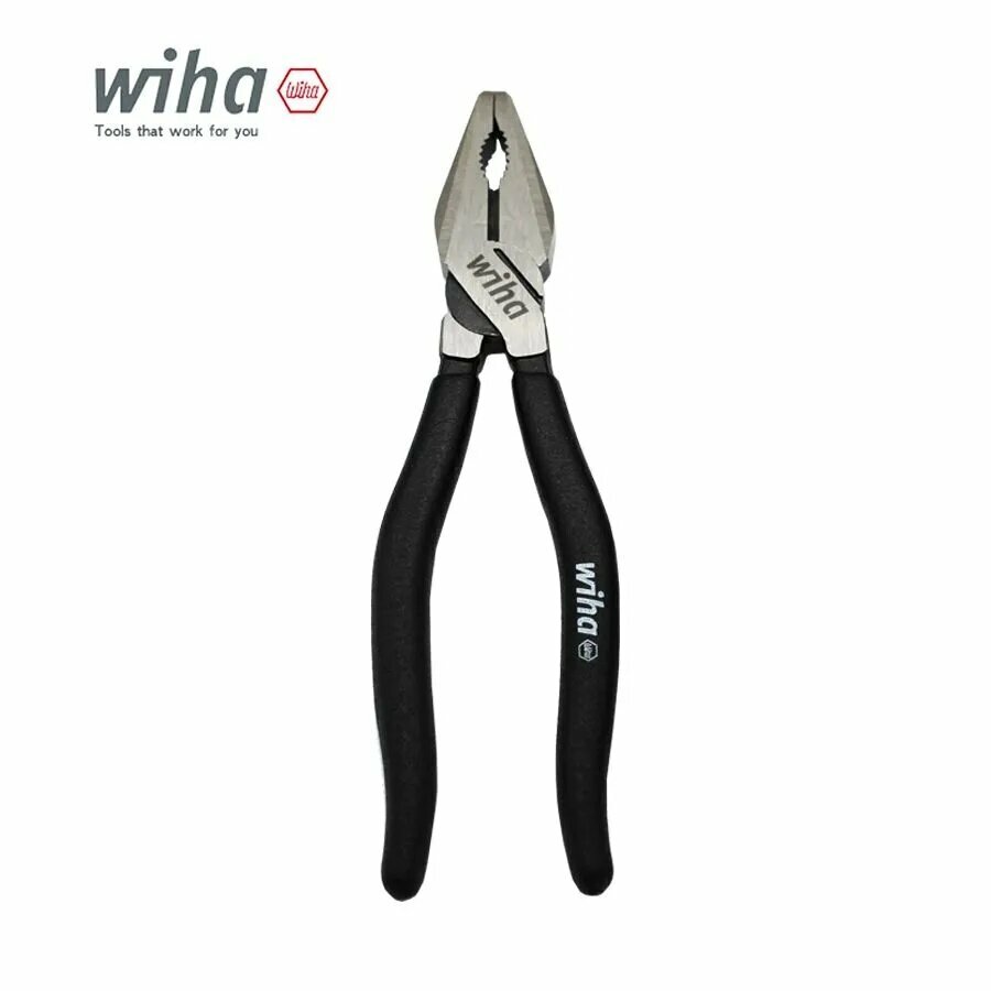 WIHA Комбинированные плоскогубцы для электриков с кусачками для проволоки, Плоскогубцы для извлечения винтов, NO.45838