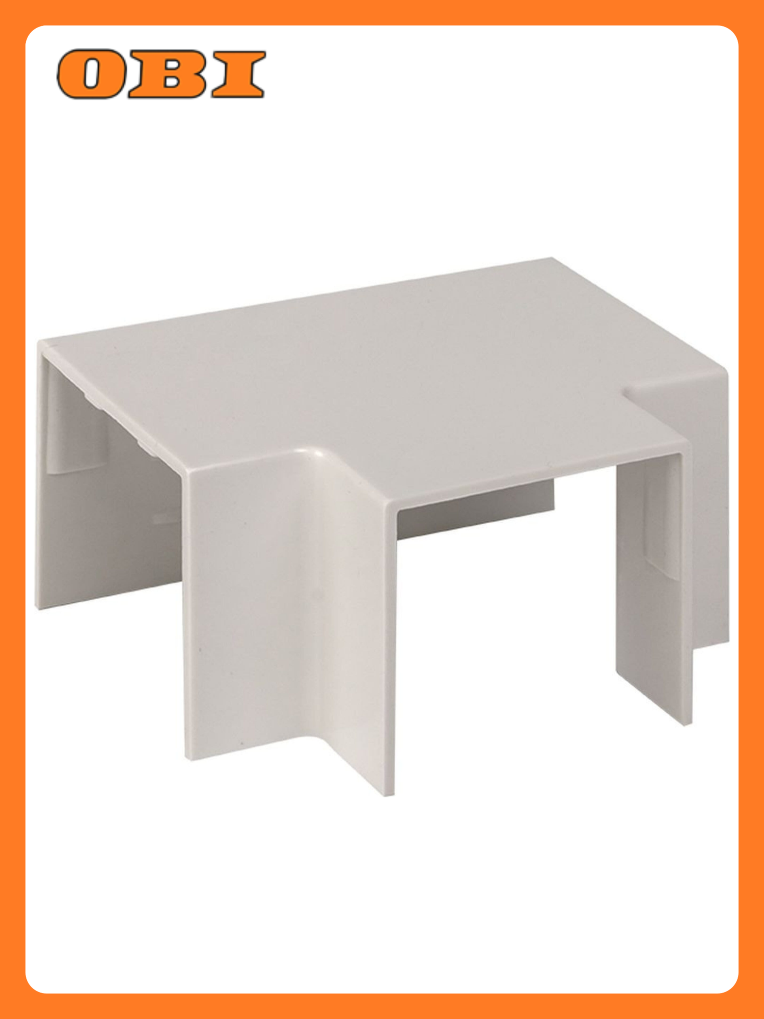 Угол Т-образный EKF PROxima белый 40х40 мм