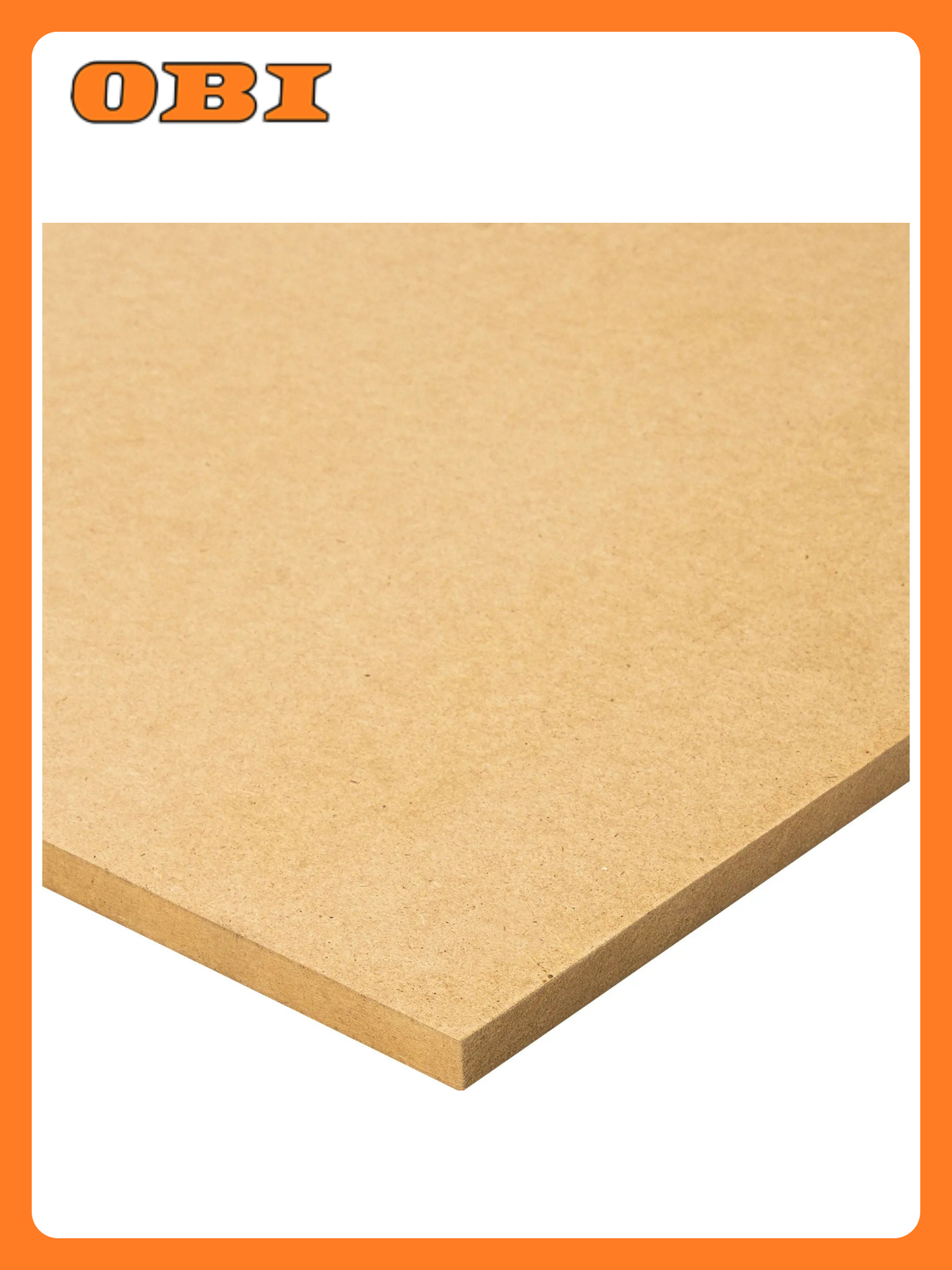 Плита МДФ базис Вудлайн, шлифованная, влагостойкая, бежевая, 700x1035x6 мм