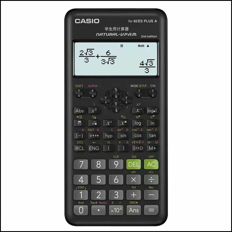 Новая версия Casio FX-82ES плюс калькулятор