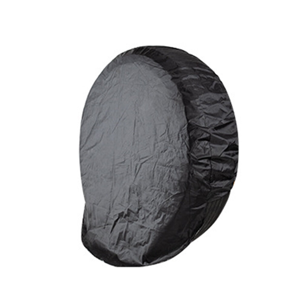 1Pcs Обложка для запасного колеса, 29'-32' Водонепроницаемая Обложка для колеса Универсальная для RV, Автомобилей, Грузовиков, SUV, Камперов, Прицепов, Черно-Серебристая, 190T Полиэстер Т афета, Диаметр 80см(L)
