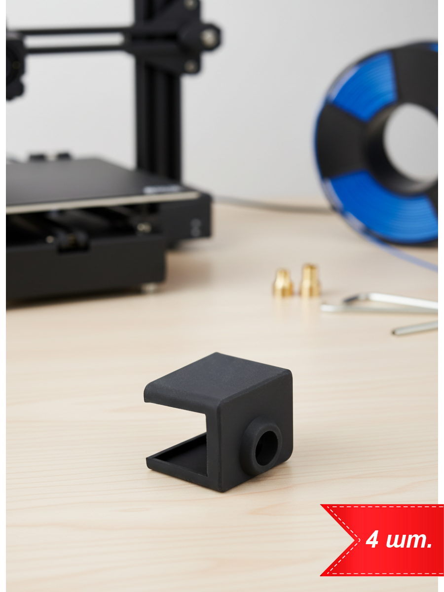 Силиконовый носок Elegoo Neptune , чехол, теплоизоляция хотенда для 3D принтера, (4 шт.)