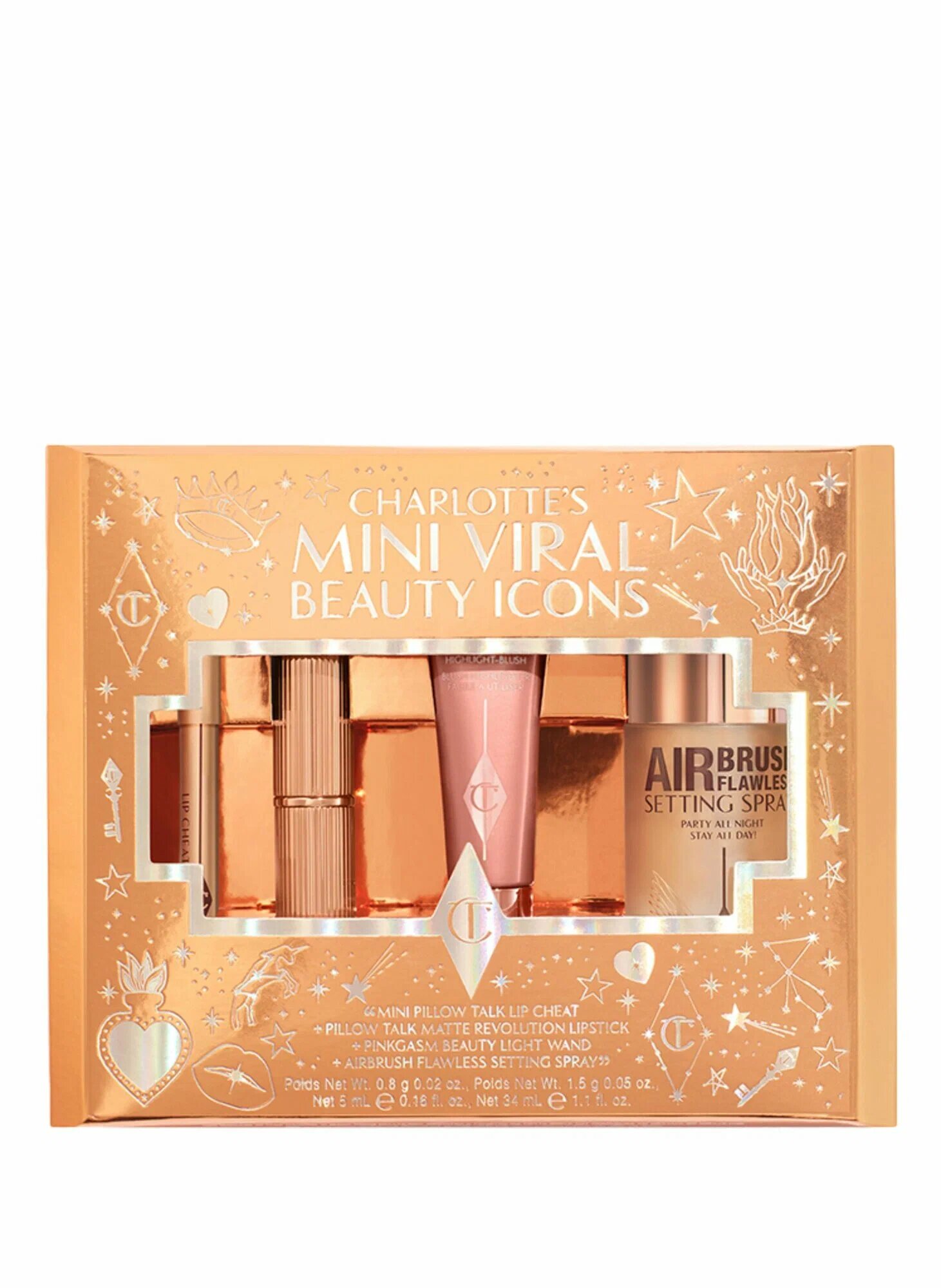 Подарочный набор косметики для макияжа CHARLOTTE TILBURY Charlotte's Mini Viral Beauty Icons