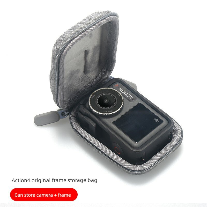 DJI Action 5 Pro/4/3 Серый чехол для камер компактная водонепроницаемая конструкция