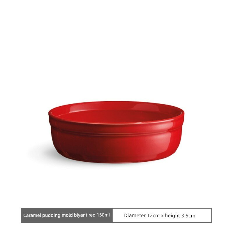 Французская керамическая форма для выпечки карамельного пудинга Emile Henry, специальная форма для выпечки в духовке и