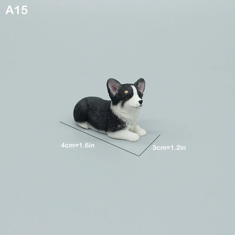 Резиновая фигурка собаки корги A15