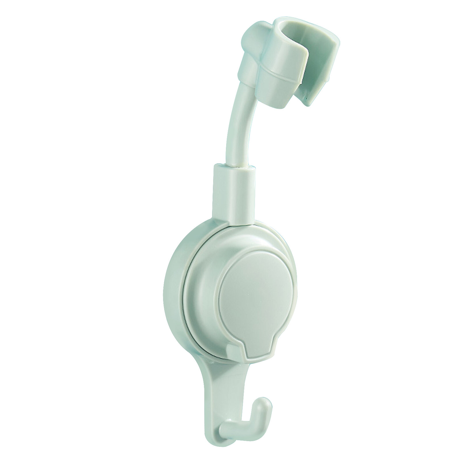 Крепление для душа 360° поворотное с крюком и присосками, регулируемое, настенное, для ручного душа, из нержавеющей стали, замена, для ванной и ванны, цвет: белый, желтый, серый, зеленый (выбор), материал: ABS, нержавеющая сталь, установка: без