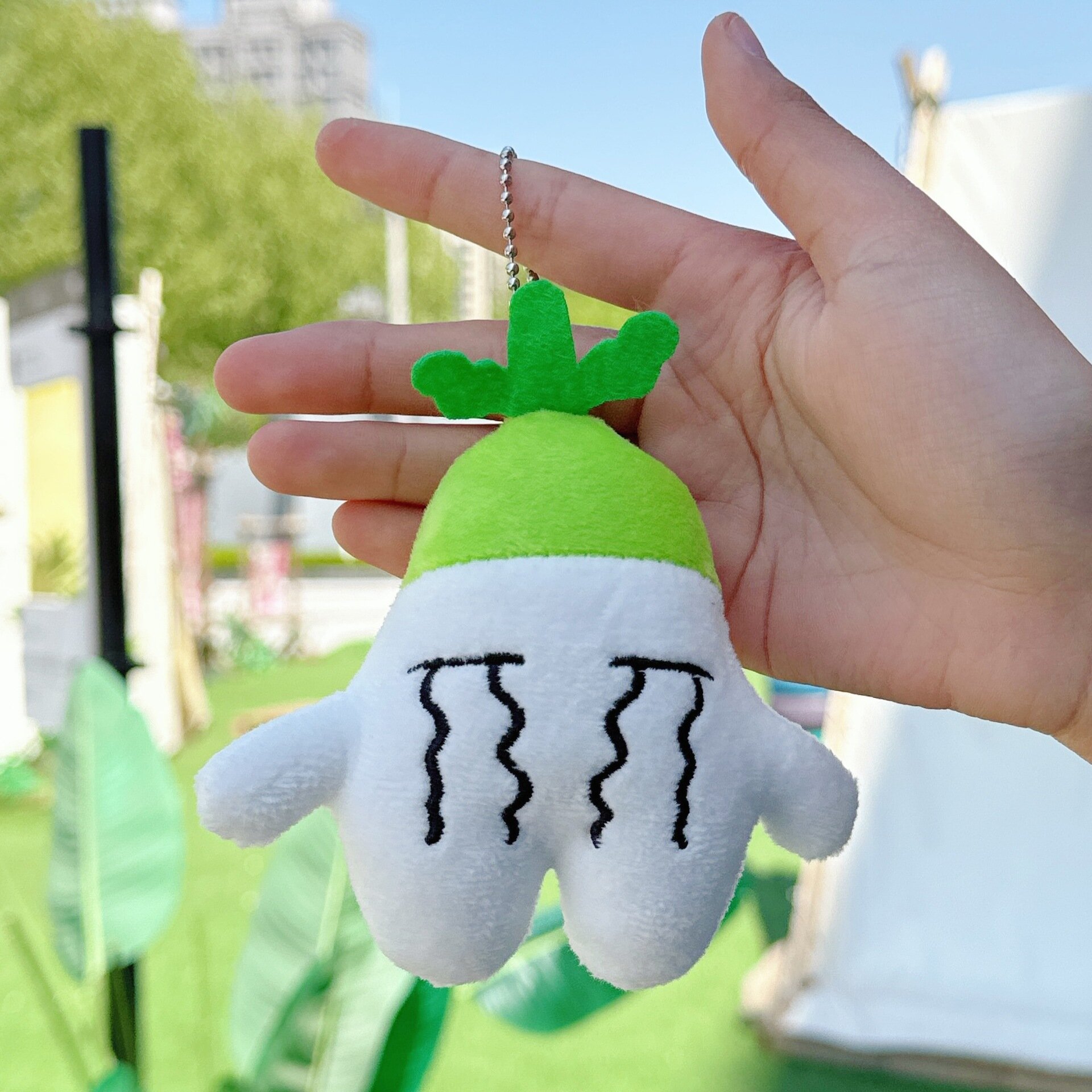 Dromyin та же слезная редька брелок плюшевая игрушка фабрика морковь подвеска кукла сумка тряпичная кукла Срывы редиса