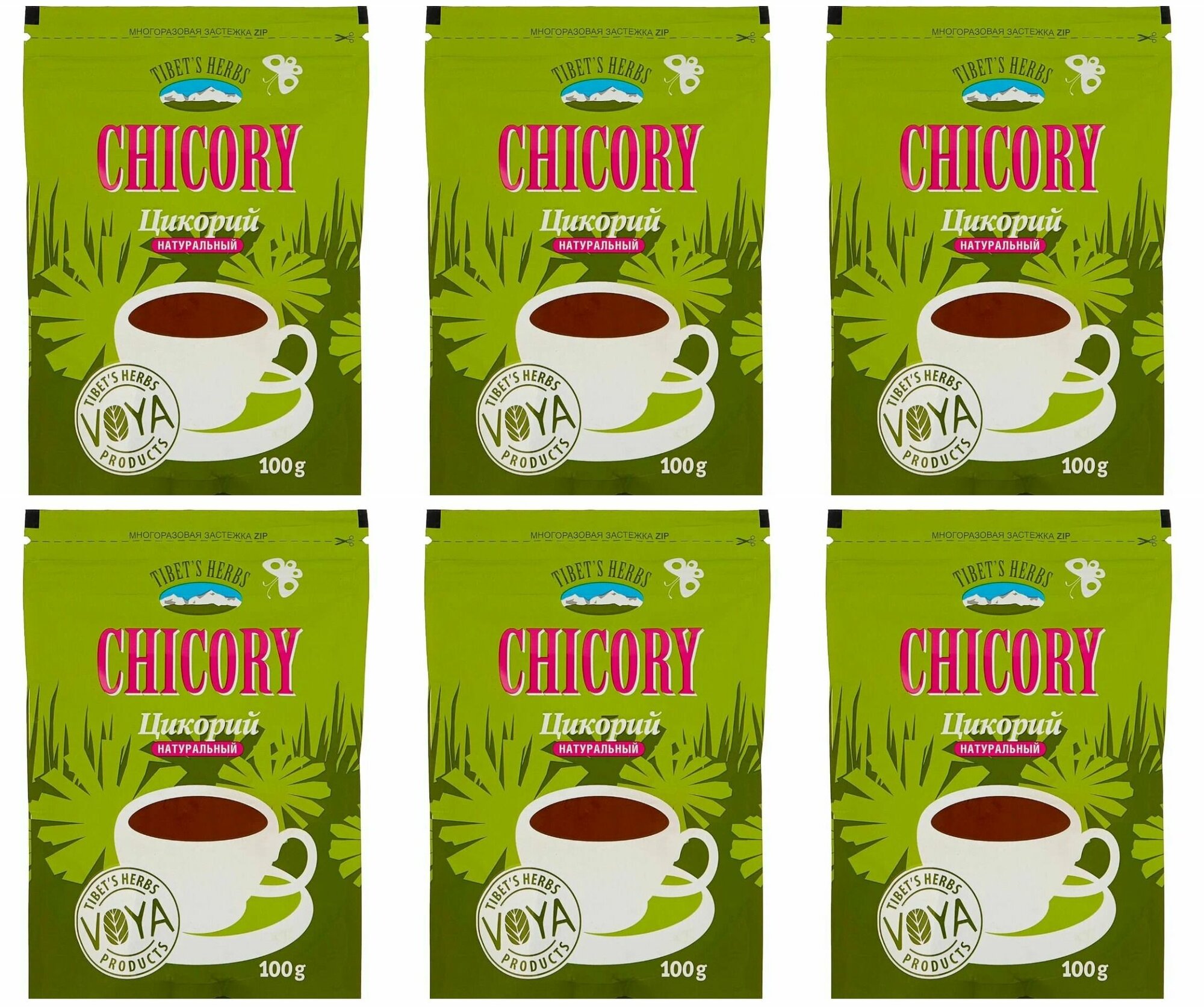 Москофе Цикорий Московский, порошковый, растворимый, 100 г, 6 уп