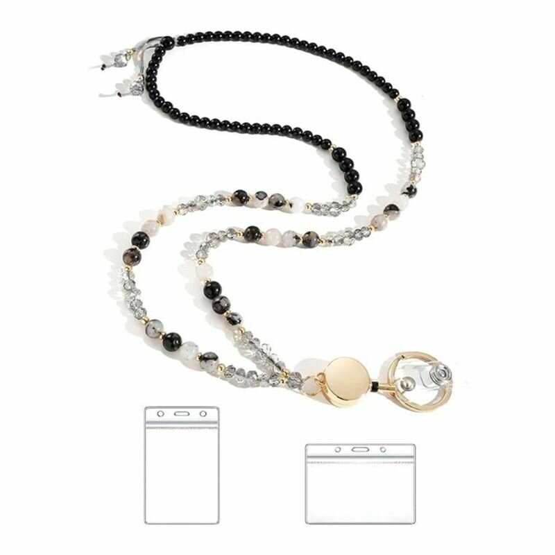 Натуральный каменный шнурок для очков