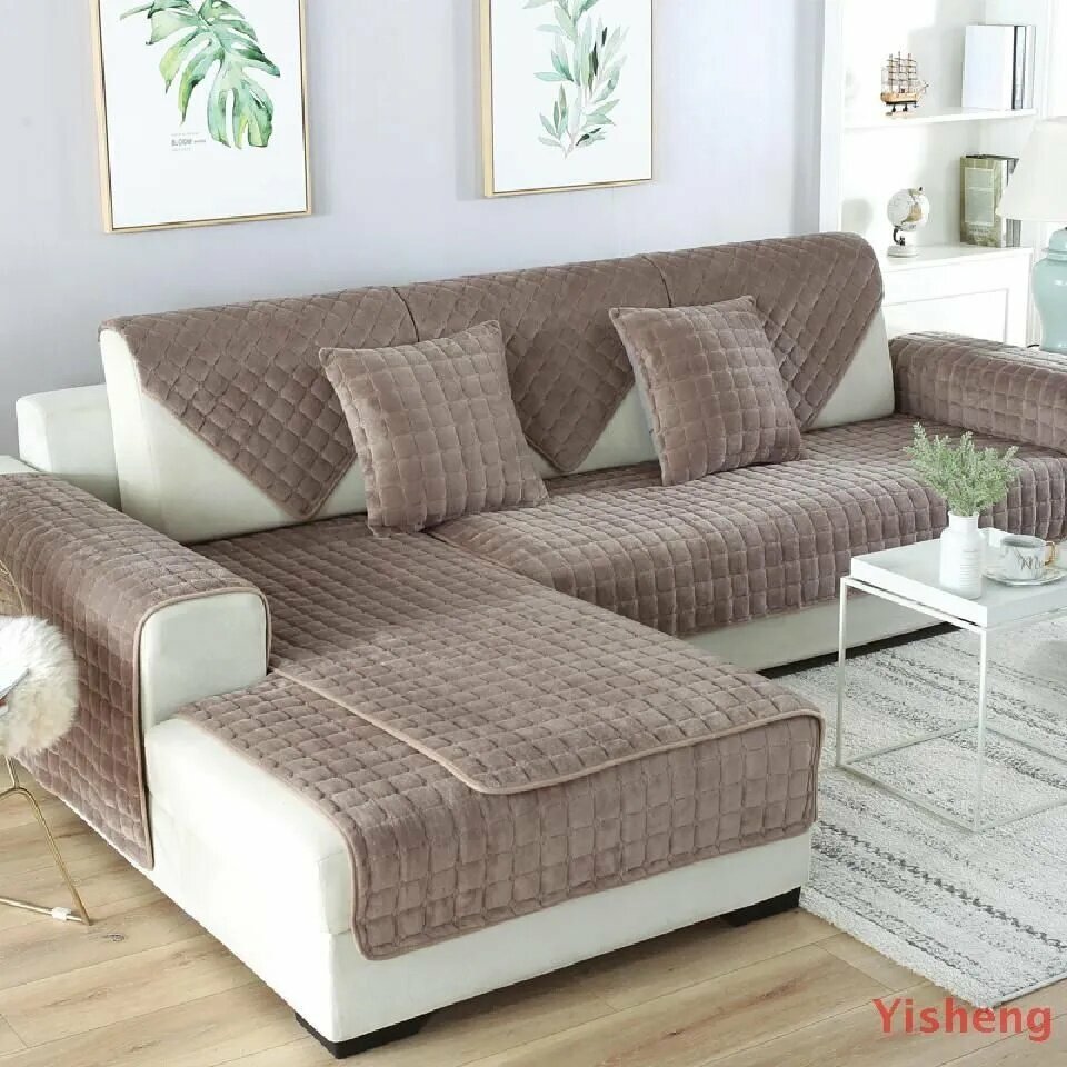 Yisheng Чехол на мебель для дивана, 240 см х 110см