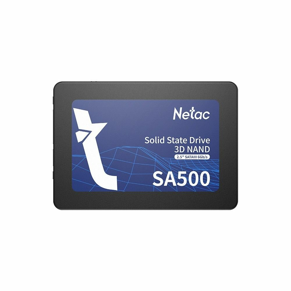 Накопитель SSD Netac SA500, 120 ГБ, 2.5" (NT01SA500-120-S3X)
