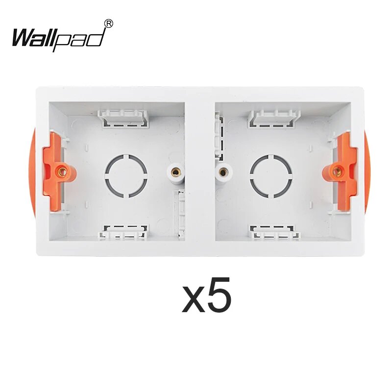Двухсекционный бокс Wallpad 2 gang box 5pcs