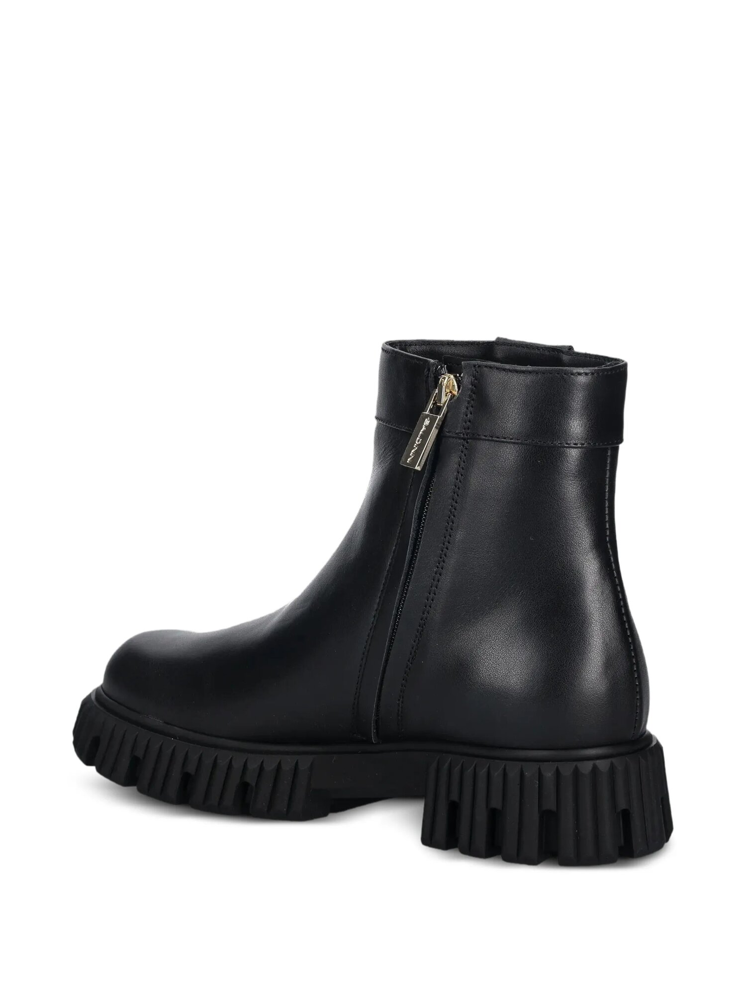 Ботинки Baldinini Lug-sole ankle boots, размер 40 EU, black/black — фото 1