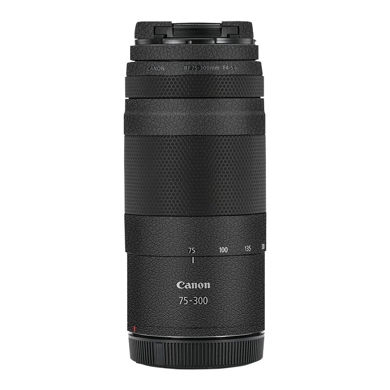 Защитная пленка для объектива Canon RF75-300mm F4-5.6 с черным паттерном для фотоаппарата