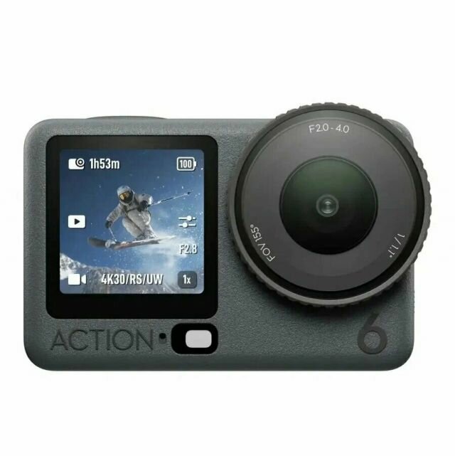 Экшн-камера DJI Osmo Action 6 Adventure Combo, встроенная память 50 ГБ, черный