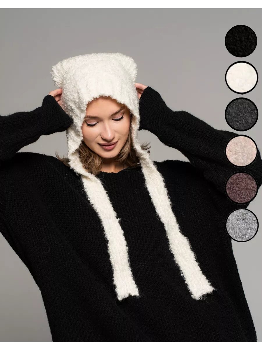 Шапка осень - зима 2025 - 2026 для женщин