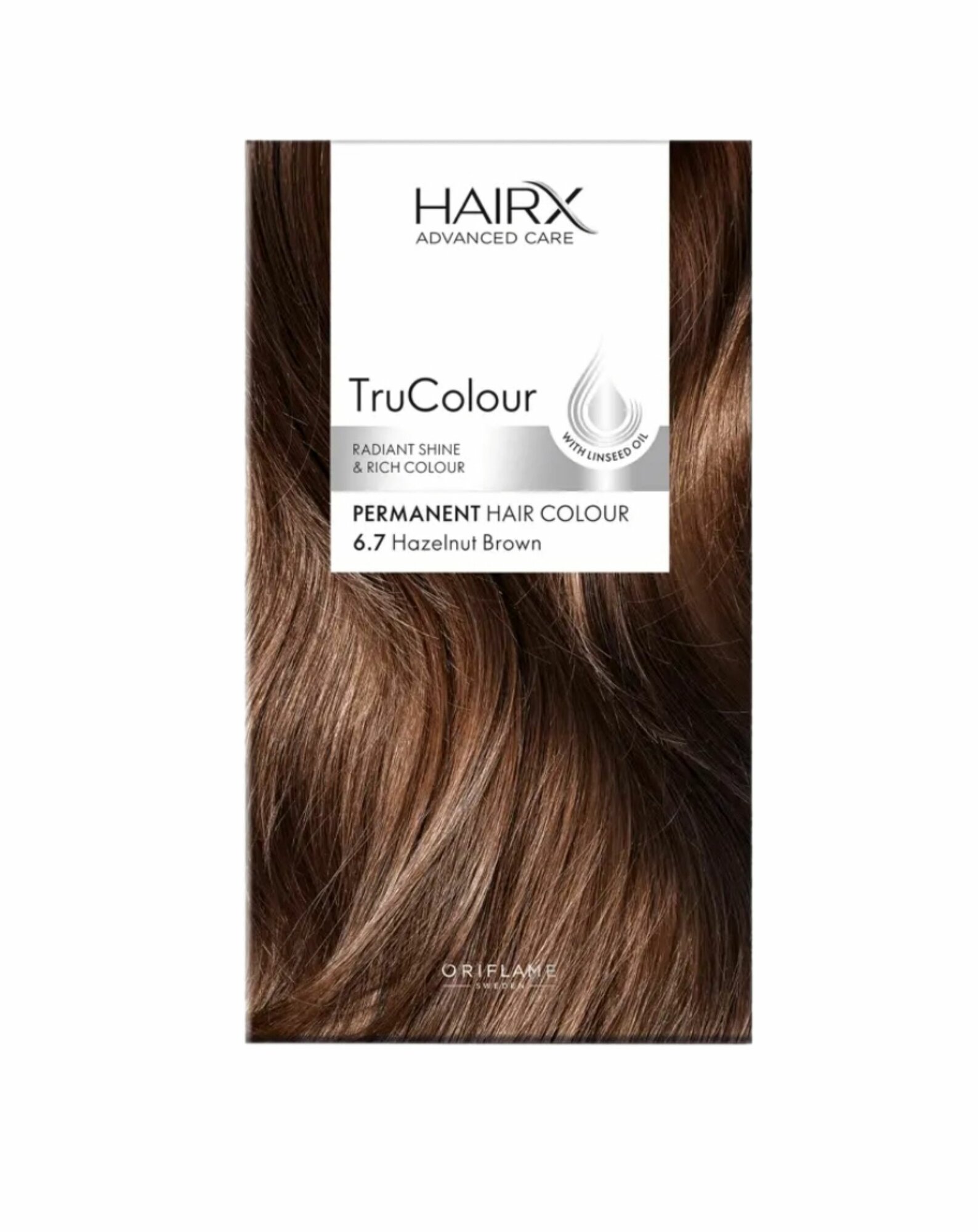 Cтойкая краска для волос HairX "TruColour", лесной орех, 125 мл